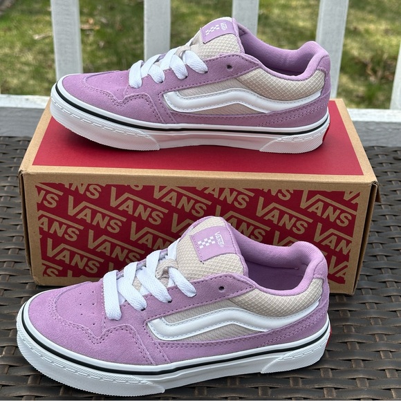 Vans | Shoes | New Vans Purple Suede Caldrone Low Top Sneakers Youth ...